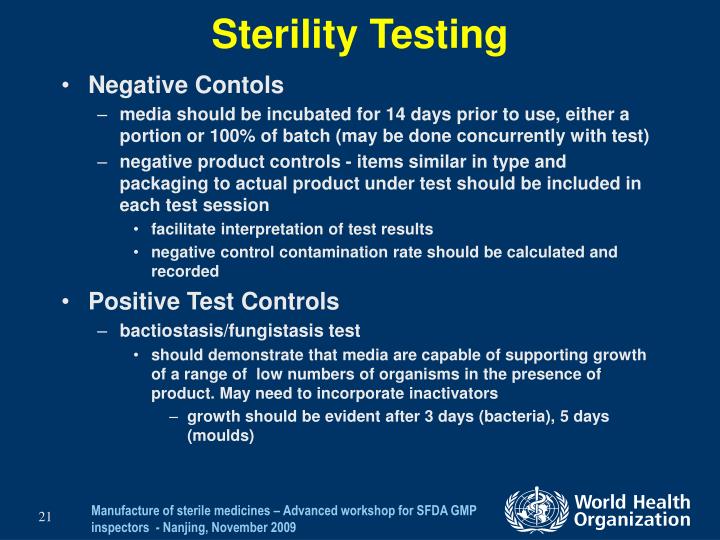 PPT - Microbiological Control Tests PowerPoint Presentation - ID:1269178