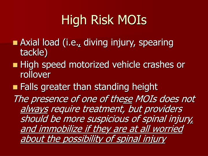 PPT - Suspected Spinal Injury PowerPoint Presentation - ID:1269233