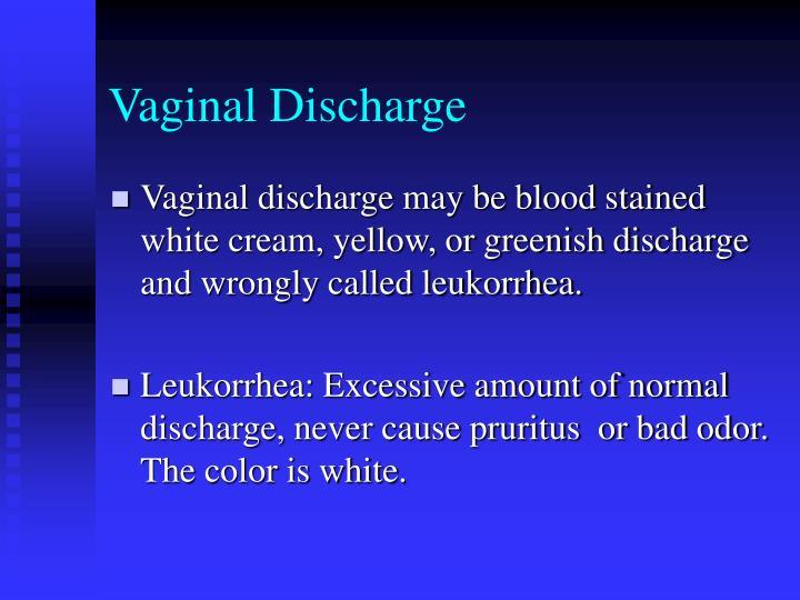 PPT - VAGINAL DISCHARGE + PRURITIS PowerPoint Presentation - ID:1269523