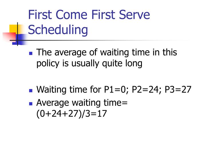 PPT - Scheduling Criteria PowerPoint Presentation - ID:1269730