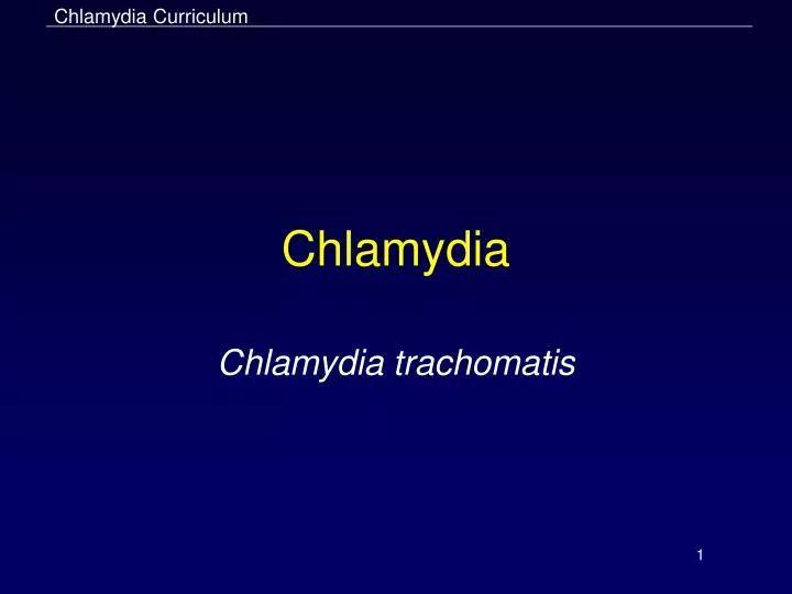 PPT - Chlamydia PowerPoint Presentation, free download - ID:1270135