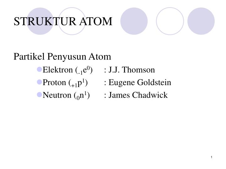 PPT - STRUKTUR ATOM PowerPoint Presentation, free download - ID:1270474