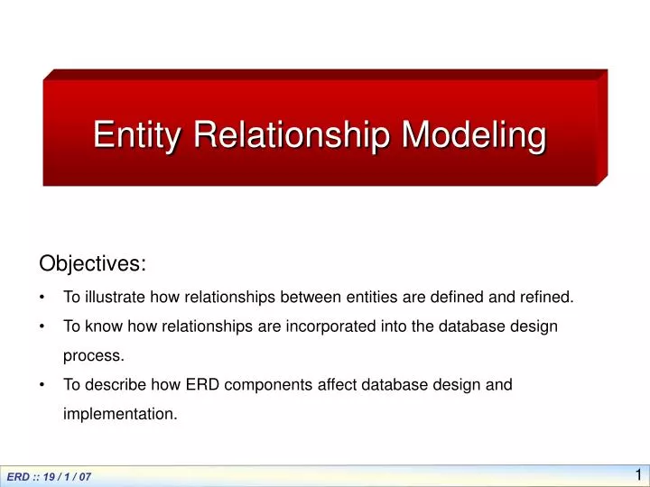 PPT - Entity Relationship Modeling PowerPoint Presentation, free download - ID:1270952