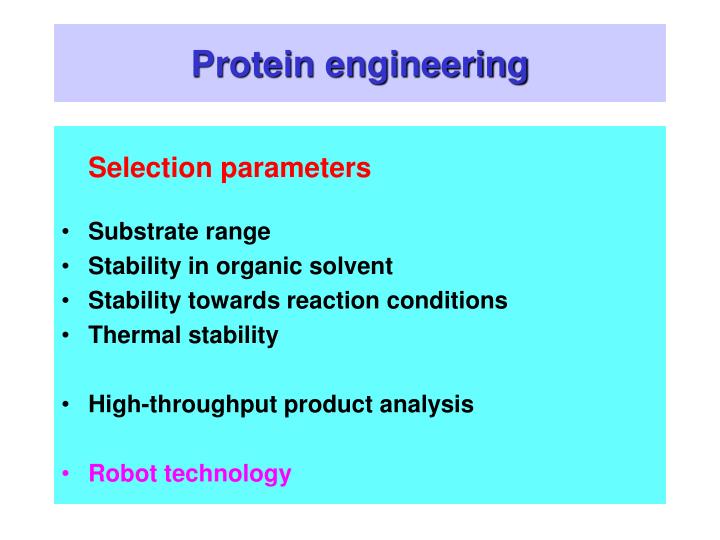 PPT - Protein engineering PowerPoint Presentation - ID:1271032