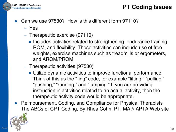 PPT - Briefing: Physical Therapy Coding PowerPoint Presentation - ID ...