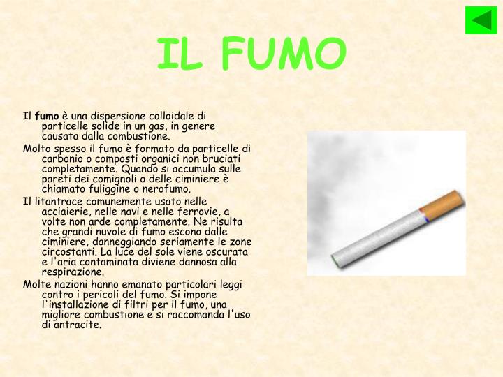 PPT - IL FUMO PowerPoint Presentation - ID:1272069