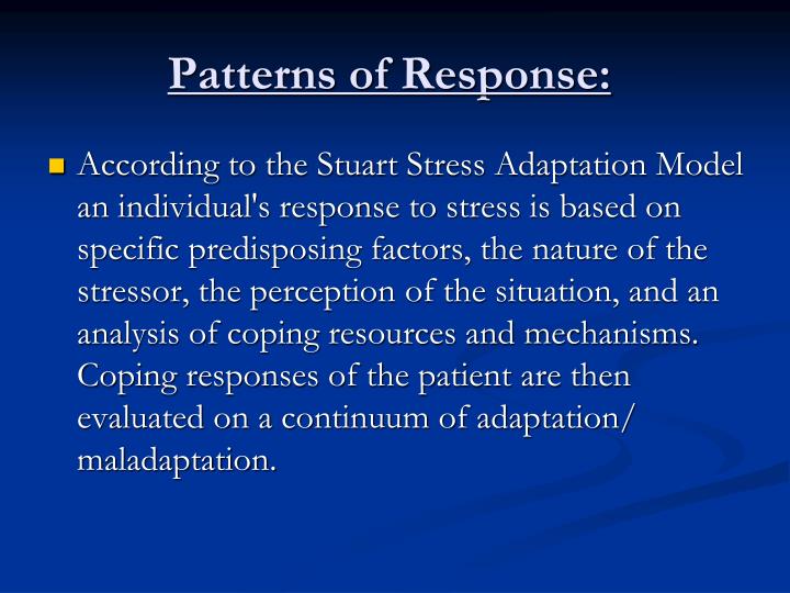 PPT - The Stuart Stress Adaptation Model of Psychiatric Nursing Care ...