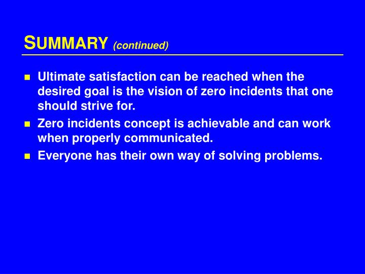PPT - ZERO INCIDENTS ACHIEVING A NEW SAFETY CULTURE PowerPoint ...