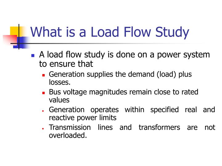 PPT - LOAD FLOW STUDIES ON THE GUYANA POWER & LIGHT’S (GPL) DEMERARA ...