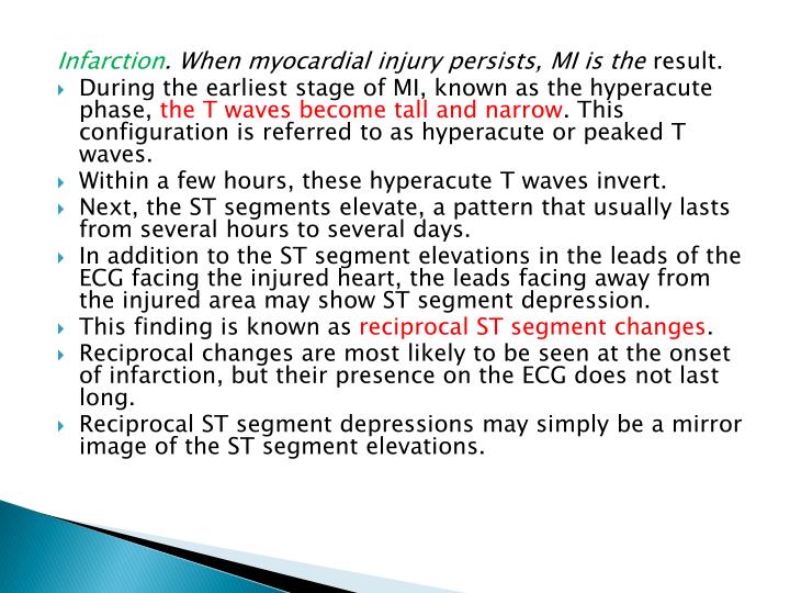 PPT - MYOCARDIAL INFARCTION PowerPoint Presentation - ID:1273379