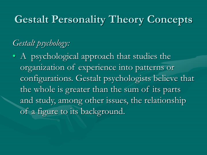 PPT - Gestalt Therapy Frederick and Laura Perls PowerPoint Presentation ...