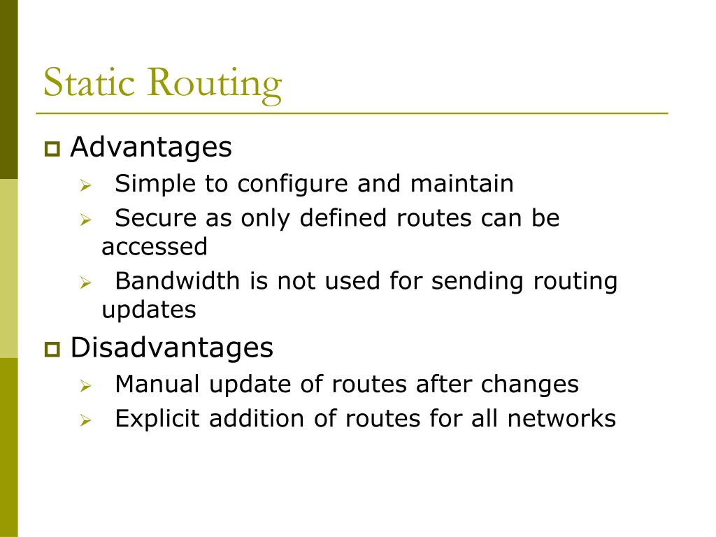 PPT - Static Routing Exercise PowerPoint Presentation, free download ... PPT - Static Routing Exercise PowerPoint Presentation, free download ...