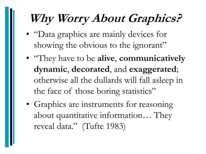 PPT - Why Worry About Graphics? PowerPoint Presentation, free download ...
