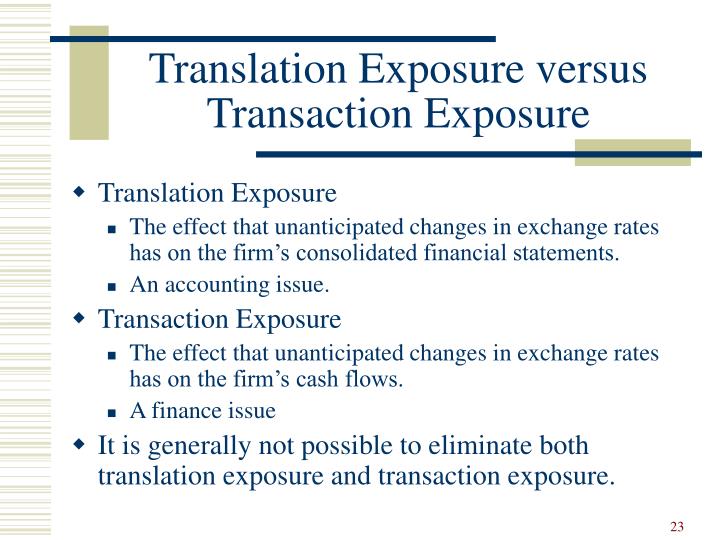 PPT - Management of Translation Exposure PowerPoint Presentation - ID ...