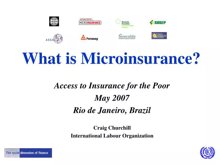 PPT - What is Microinsurance? PowerPoint Presentation, free download ...