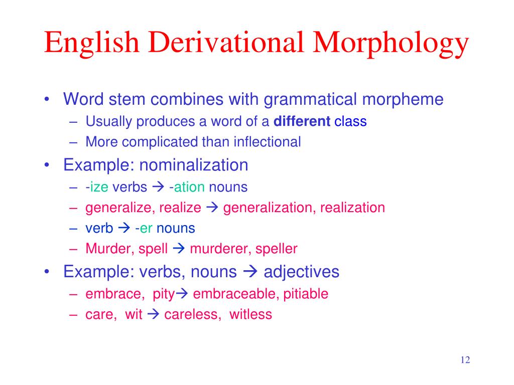 PPT - Morphology PowerPoint Presentation, free download - ID:1275954 PPT - Morphology PowerPoint Presentation, free download - ID:1275954