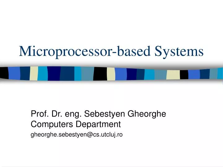 PPT - Microprocessor-based Systems PowerPoint Presentation, free download - ID:1276139
