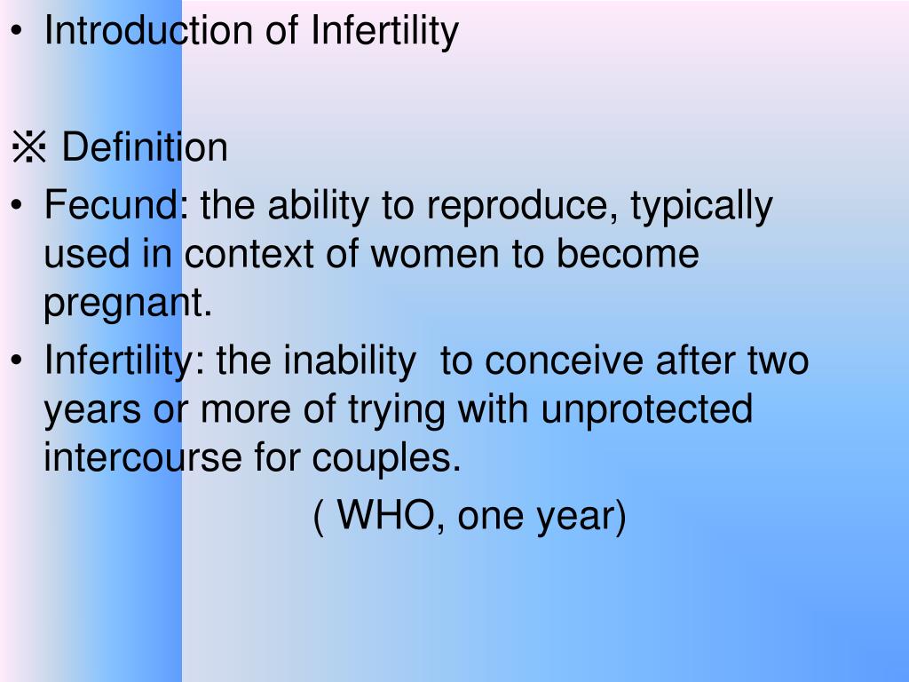 Ppt Human Reproductive Disorder Powerpoint Presentation Free