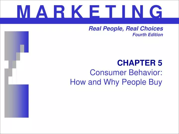 PPT - CHAPTER 5 Consumer Behavior: How and Why People Buy PowerPoint ...