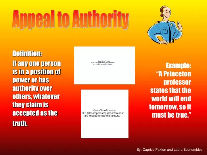 PPT - Definition: If any one person is in a position of power or has ...