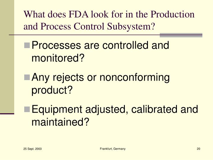 PPT - U.S. FDA Approach to Auditing Including QSIT PowerPoint ...