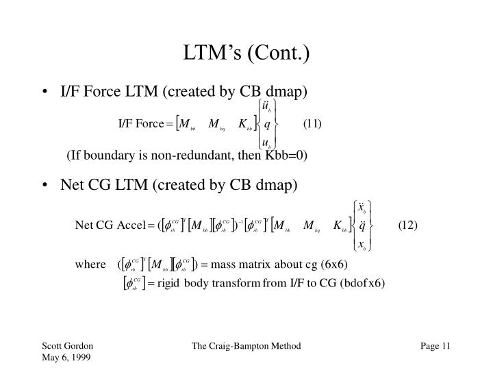 PPT - The Craig-Bampton Method PowerPoint Presentation - ID:1278577