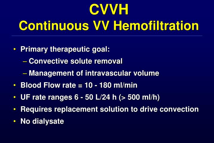 PPT - Continuous Renal Replacement Therapy PowerPoint Presentation - ID ...
