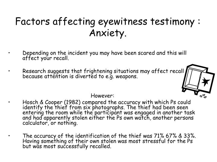 PPT - Eyewitness testimony PowerPoint Presentation - ID:1279064
