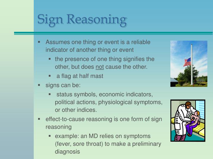 PPT - SIGN REASONING PowerPoint Presentation - ID:1279270
