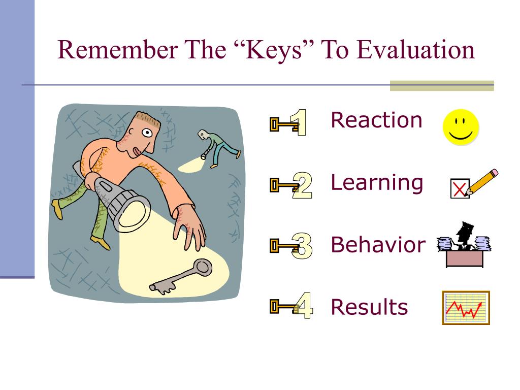 PPT - Training Kirkpatrick’s Four Levels of Evaluation Kelly Arthur ...