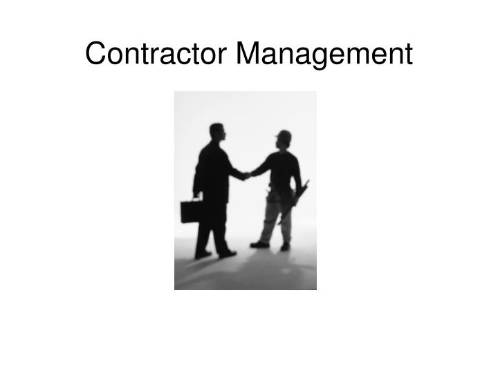 PPT - Contractor Management PowerPoint Presentation, free download - ID ...