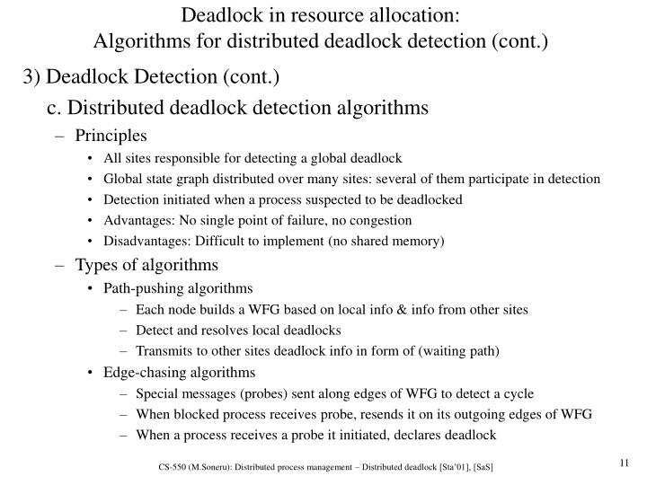 PPT - Distributed process management: Distributed deadlock PowerPoint ...