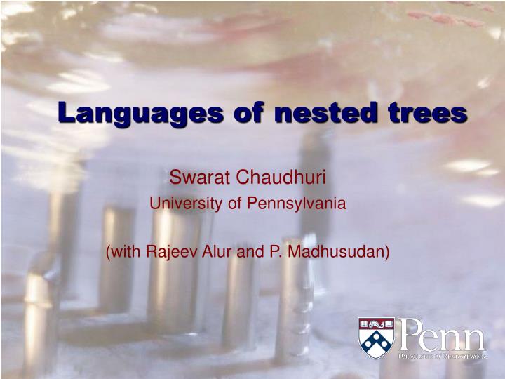 PPT - Languages of nested trees PowerPoint Presentation, free download ...