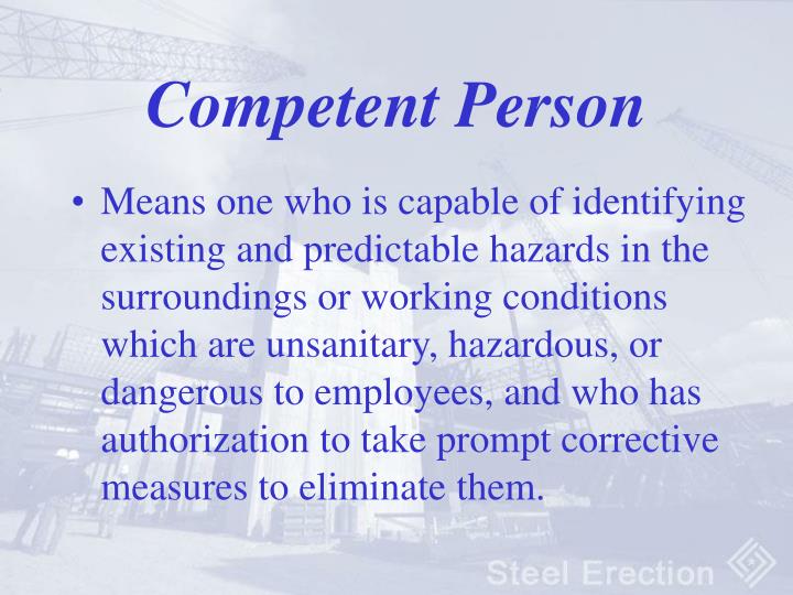 PPT - Subpart R: Standard Overview 1926.750 PowerPoint Presentation ...