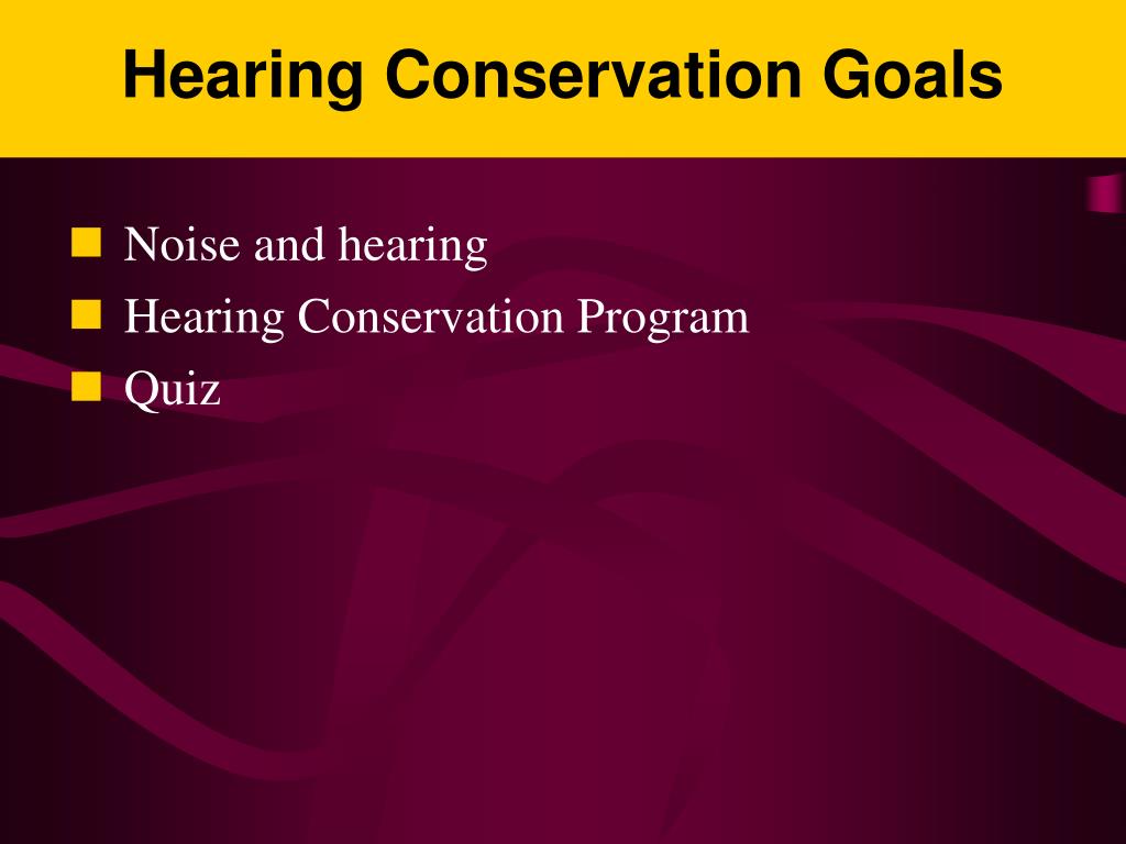 Ppt Hearing Conservation 29 Cfr 1910 95 Powerpoint Presentation Free
