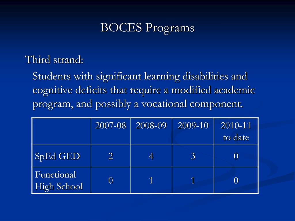 PPT - Special Education Annual Report for 2009-2010 to the Board of ...