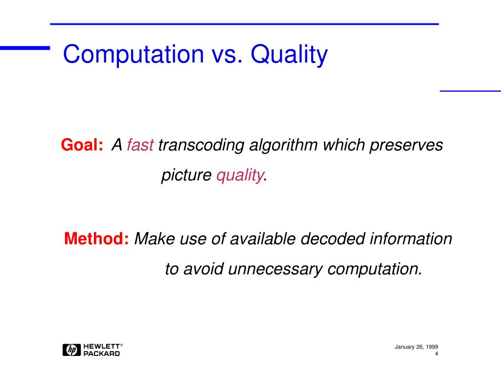 Ppt Development Of A Transcoding Algorithm From Mpeg To H263 Powerpoint Presentation Id1280595 4005