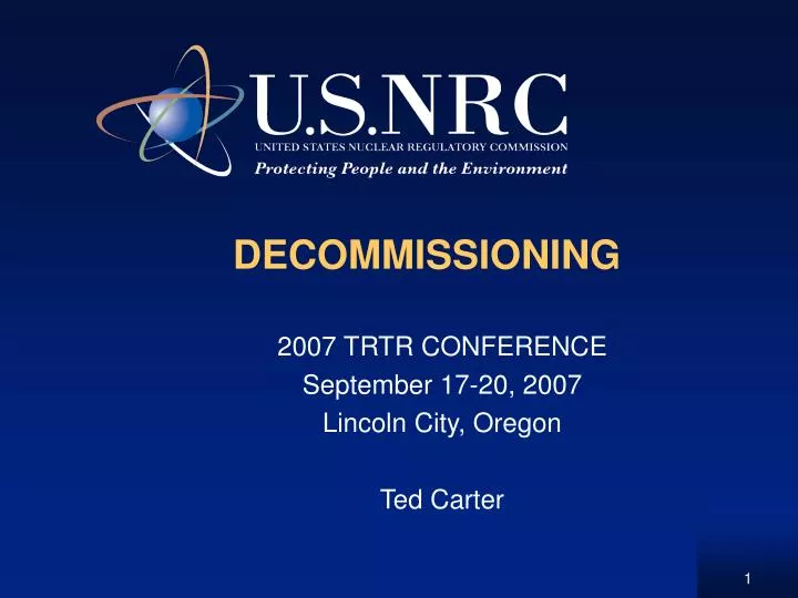Decommissioning Meaning