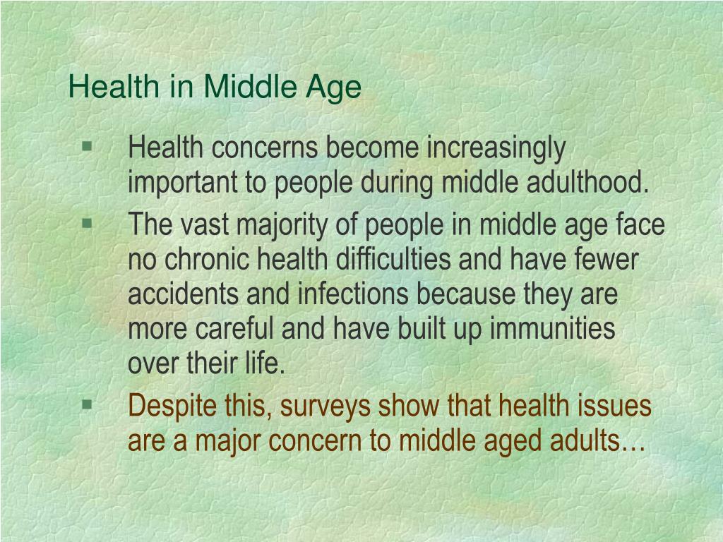 PPT - Chapter 15: Middle Adulthood: Physical and Cognitive Development ... PPT - Chapter 15: Middle Adulthood: Physical and Cognitive Development ...