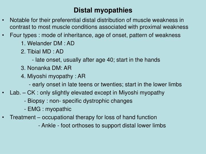 PPT - Approach to the patient with Myopathy PowerPoint Presentation ...