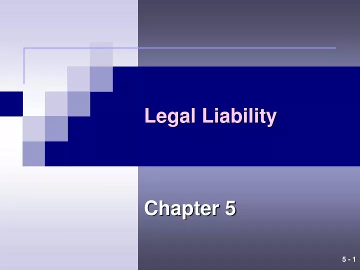 PPT - Legal Liability PowerPoint Presentation, free download - ID:1281612