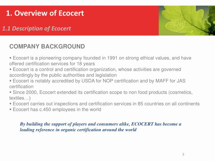 PPT - Ecocert Natural & Organic cosmetics certification PowerPoint ...