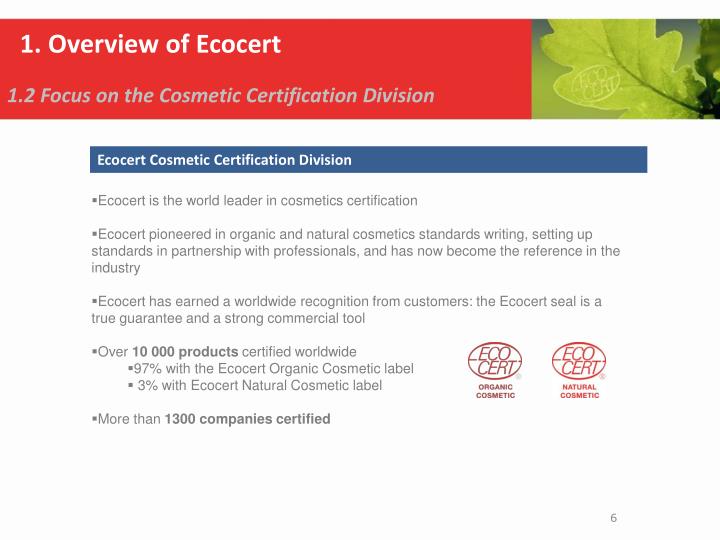 PPT - Ecocert Natural & Organic cosmetics certification PowerPoint ...