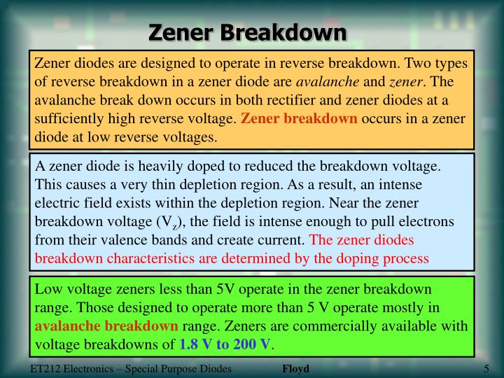 PPT - Special Purpose Diodes PowerPoint Presentation - ID:1283238