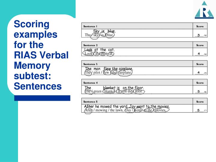 PPT - Reynolds Intellectual Assessment Scales TM (RIAS TM ) PowerPoint ...