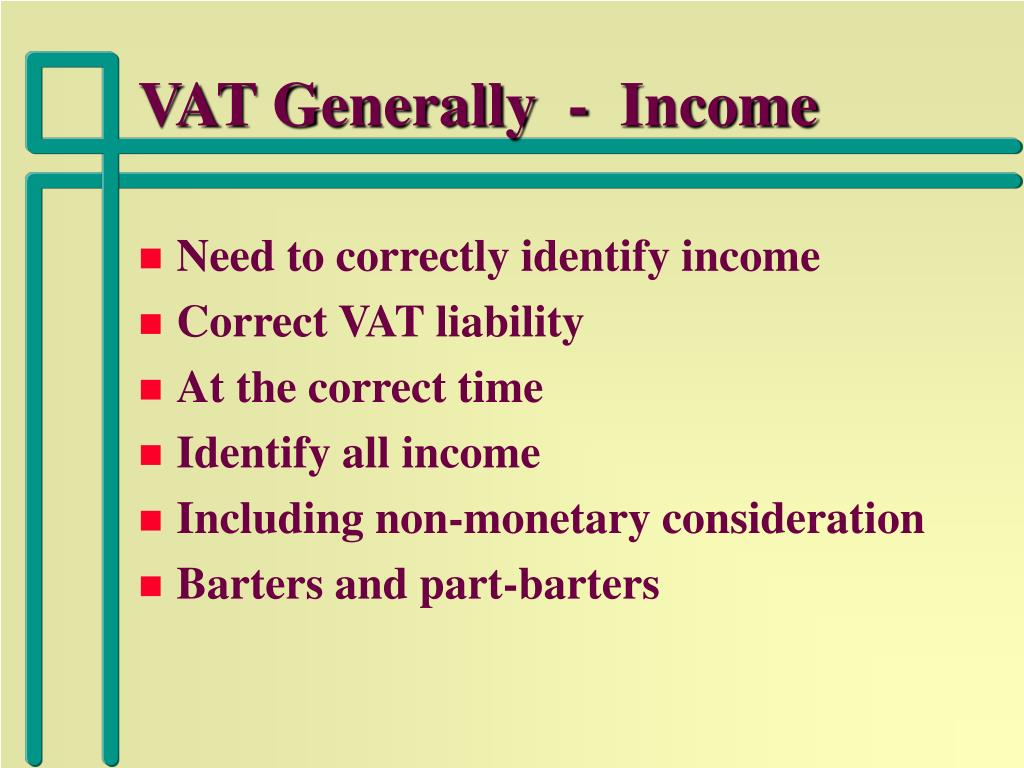 PPT - VAT for Managers Ian M Harris Leicester City Council VAT ...