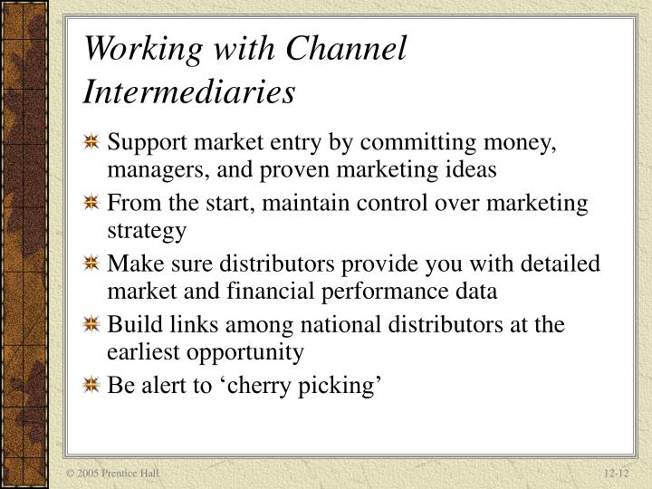 PPT - Chapter 12 Global Marketing Channels and Physical Distribution ...