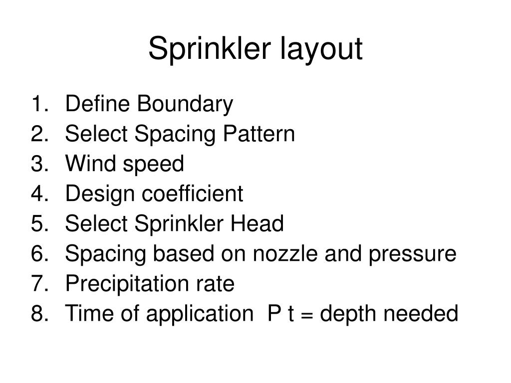 PPT - Efficient Irrigation Techniques for Lawns and Shrubs ...