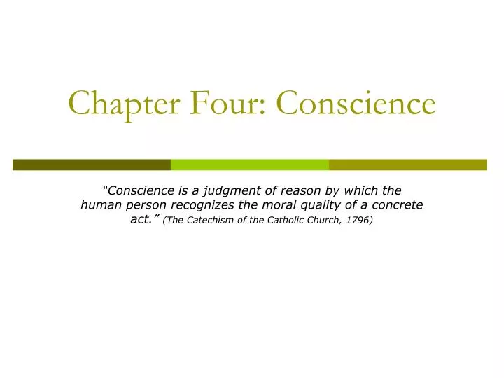 PPT - Chapter Four: Conscience PowerPoint Presentation, free download ...