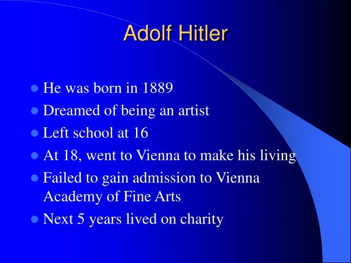 PPT - Adolf Hitler PowerPoint Presentation, free download - ID:1284942